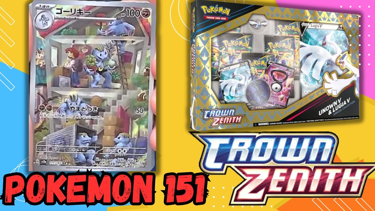 Pokemon 151 Illustration Rare Reveal and Crown Zenith ComeBack? - YouTube