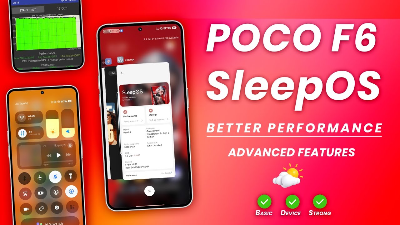 Sleep OS update for Poco F6, Best Features qnd Smooth Ui & Better ...