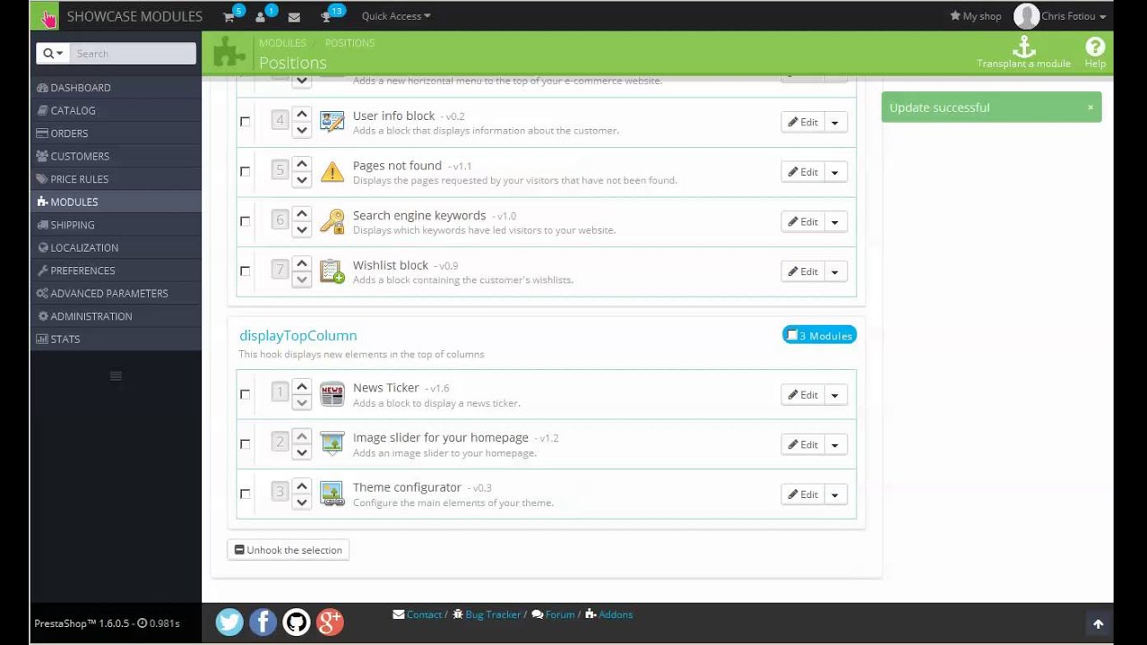 News Ticker PrestaShop Module Demonstration - YouTube