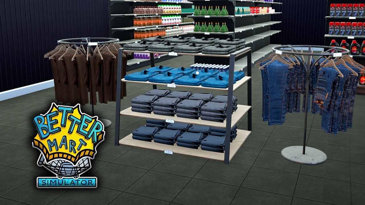 Neue Kleidung & besuch vom Milchmann - Better Mart Simulator gameplay ...