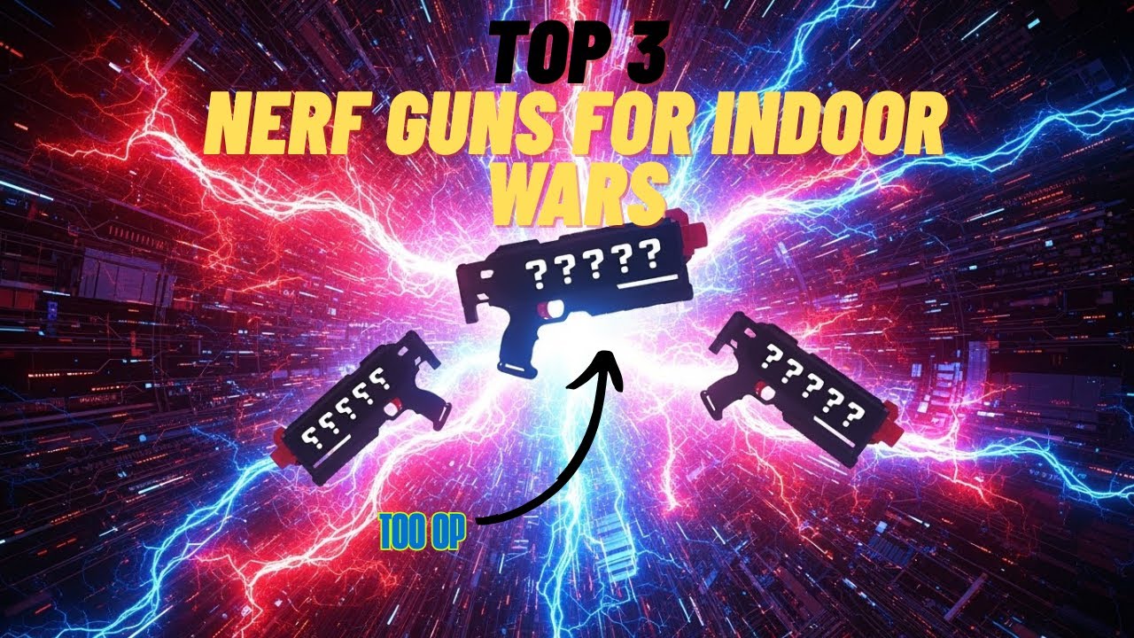 Top 3 best Nerf blasters for indoor battles! - super OP guns! - YouTube