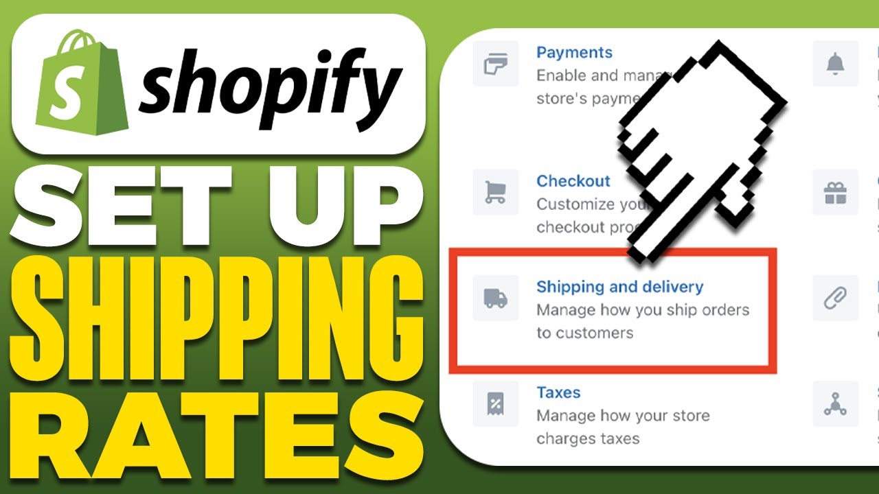 How To Set Up Shipping Rates In Shopify (2025) - YouTube