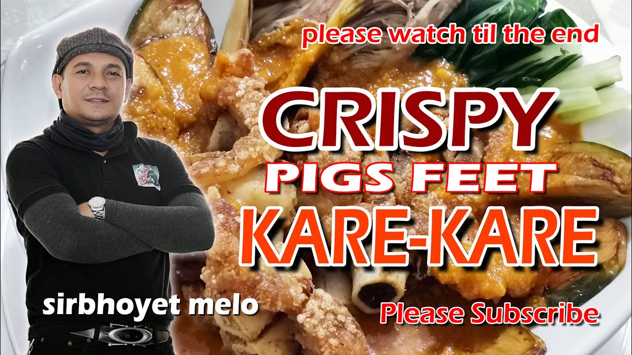 Crispy Kare Kare (Pigs Feet) - YouTube