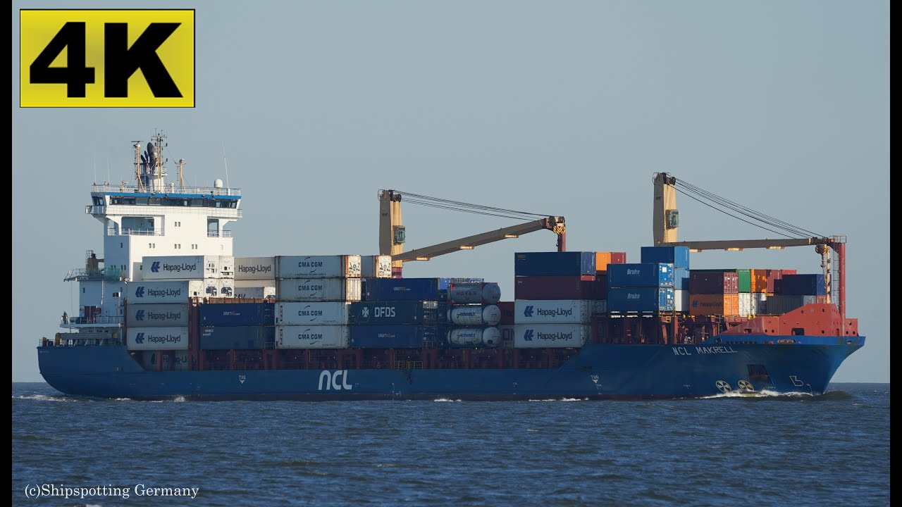 NCL MAKRELL - Shipspotting Germany 🇩🇪 IMO 9347774 - River Elbe near ...