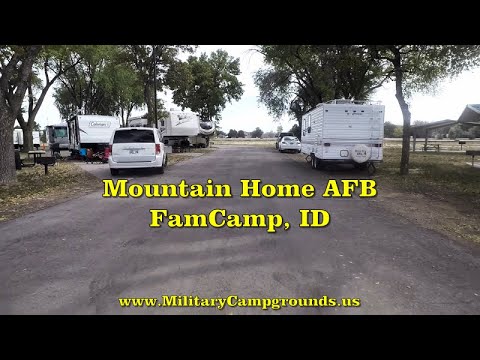 Driving Tour of Mountain Home AFB FamCamp, ID - YouTube