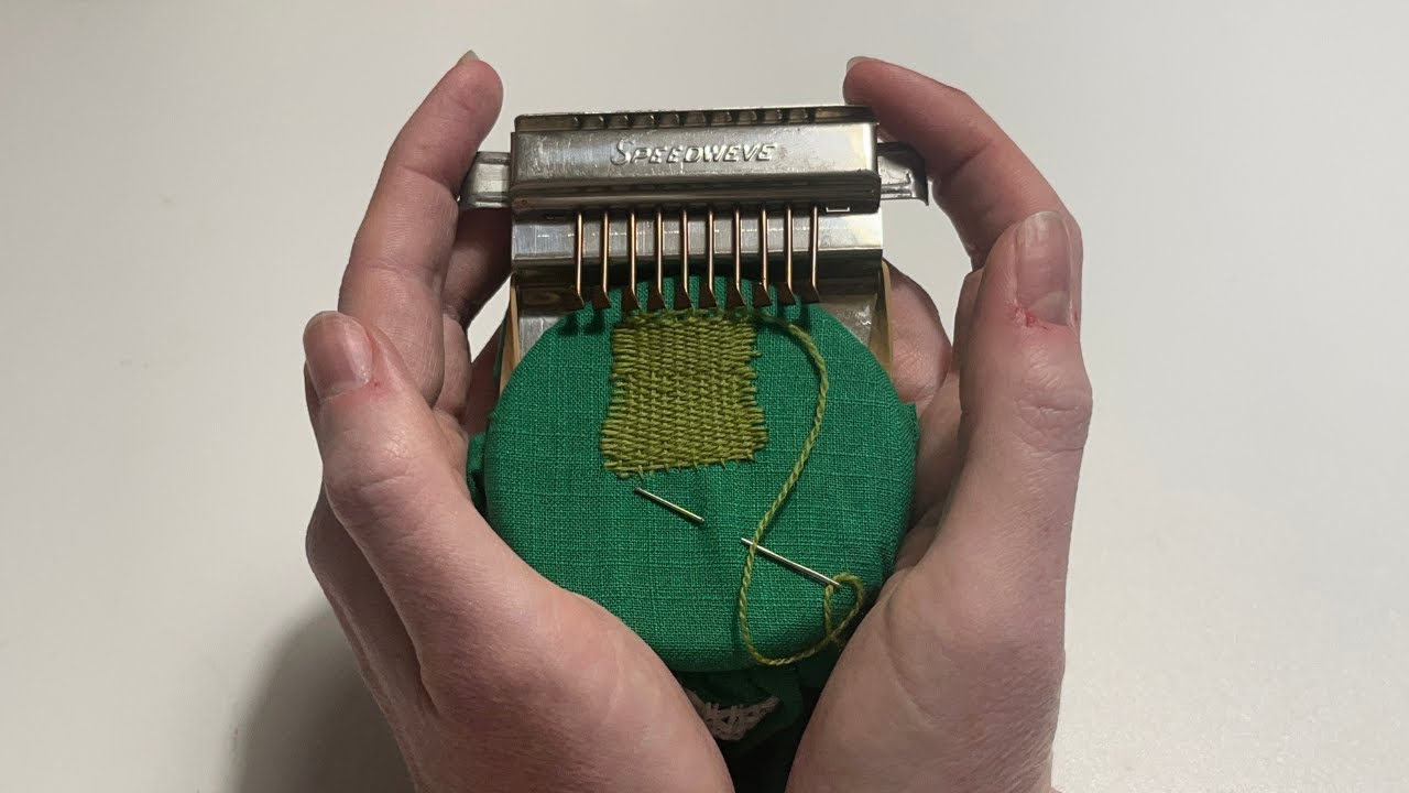 Visible Mending With The Speedweve - Exploring Slow Fashion With The ...