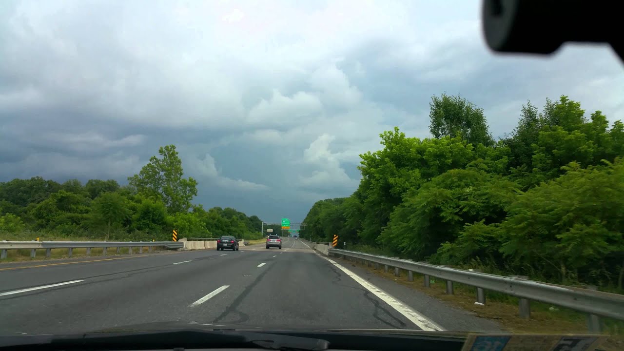 Storm drive through Maryland - YouTube