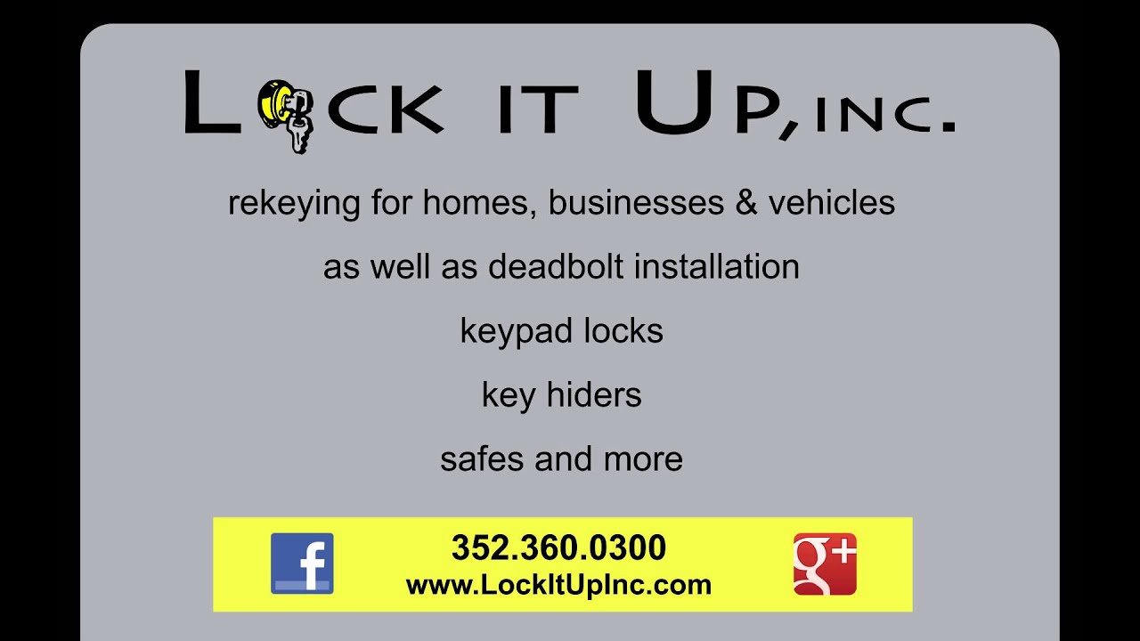 Lock It Up Locksmith Promo - YouTube