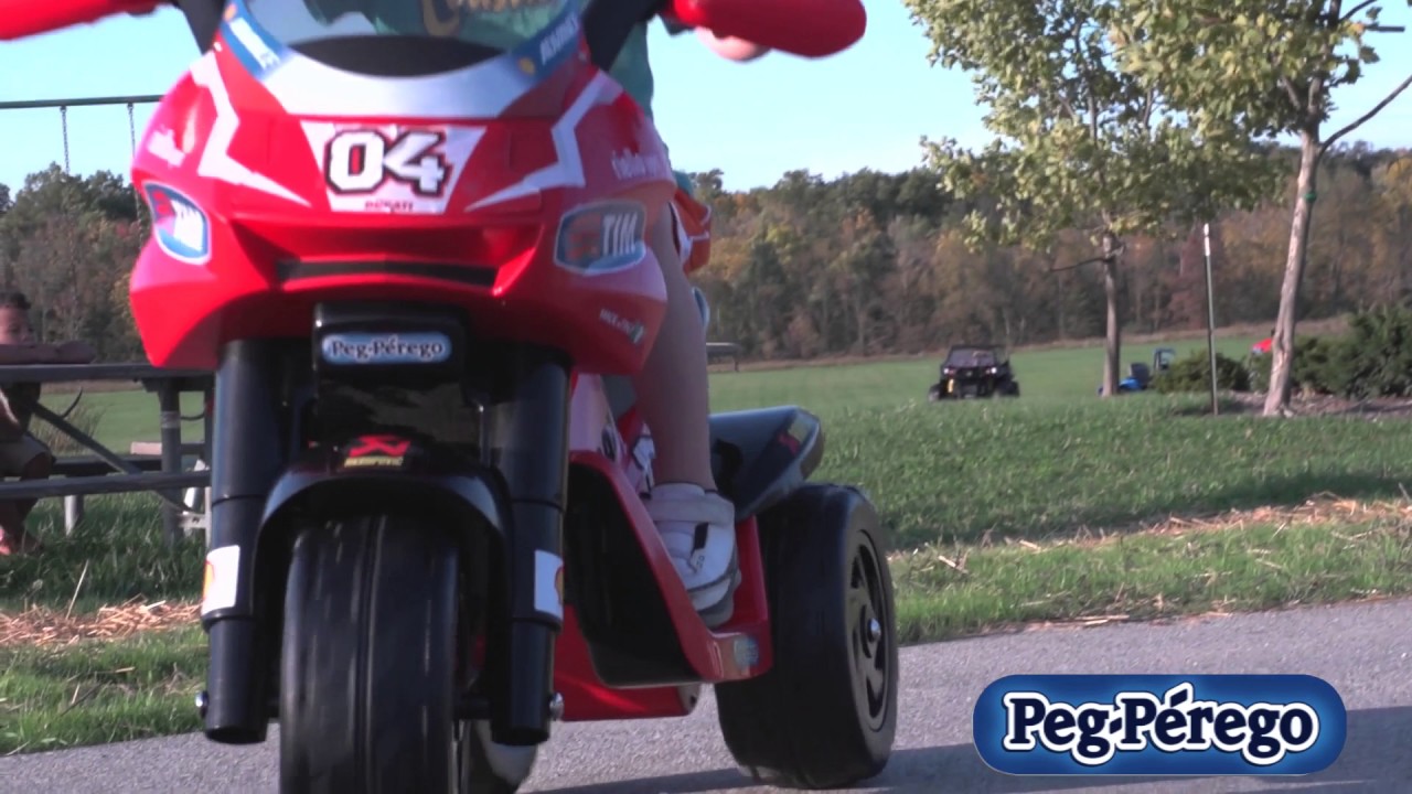 Motorcycle Toy - Ducati Desmosedici Ride-on by Peg Perego - YouTube
