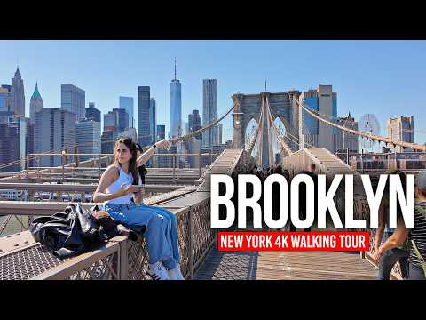 NEW YORK, ABD 🇺🇸 Gerçek Brooklyn | 4K Yürüyüş Turu