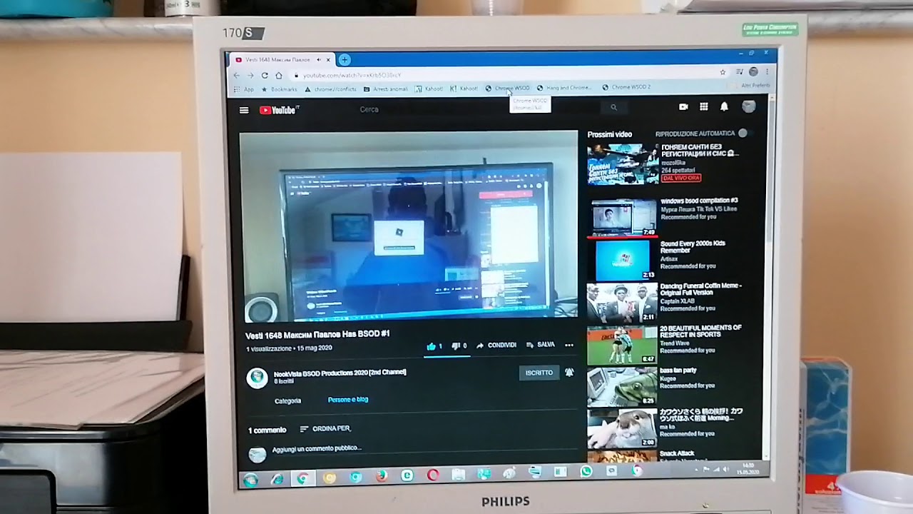 NookVista BSOD Productions 2020 has Chrome WSOD #7 - YouTube