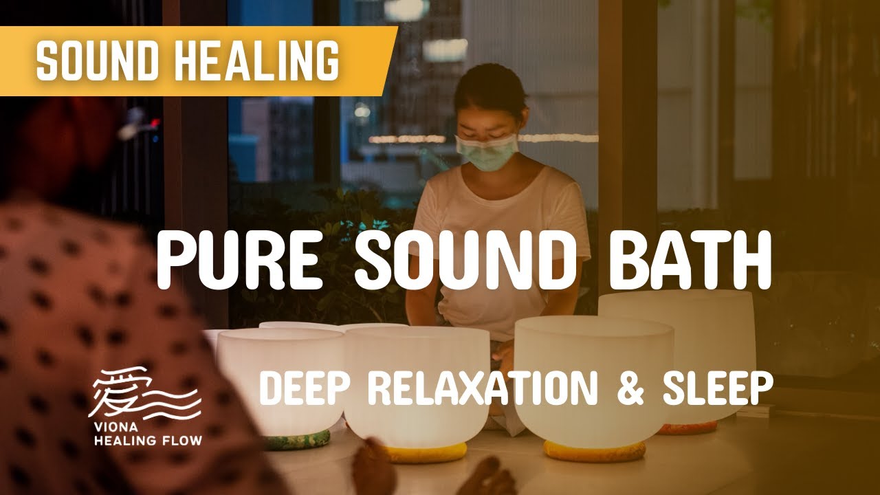 Sound Therapy | Crystal Singing Bowl | Sound Bath | Deep Relaxation ...