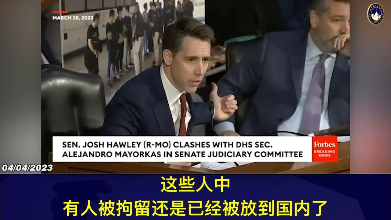 Senator Josh Hawley Directly Calls For Homeland Security Secretary
