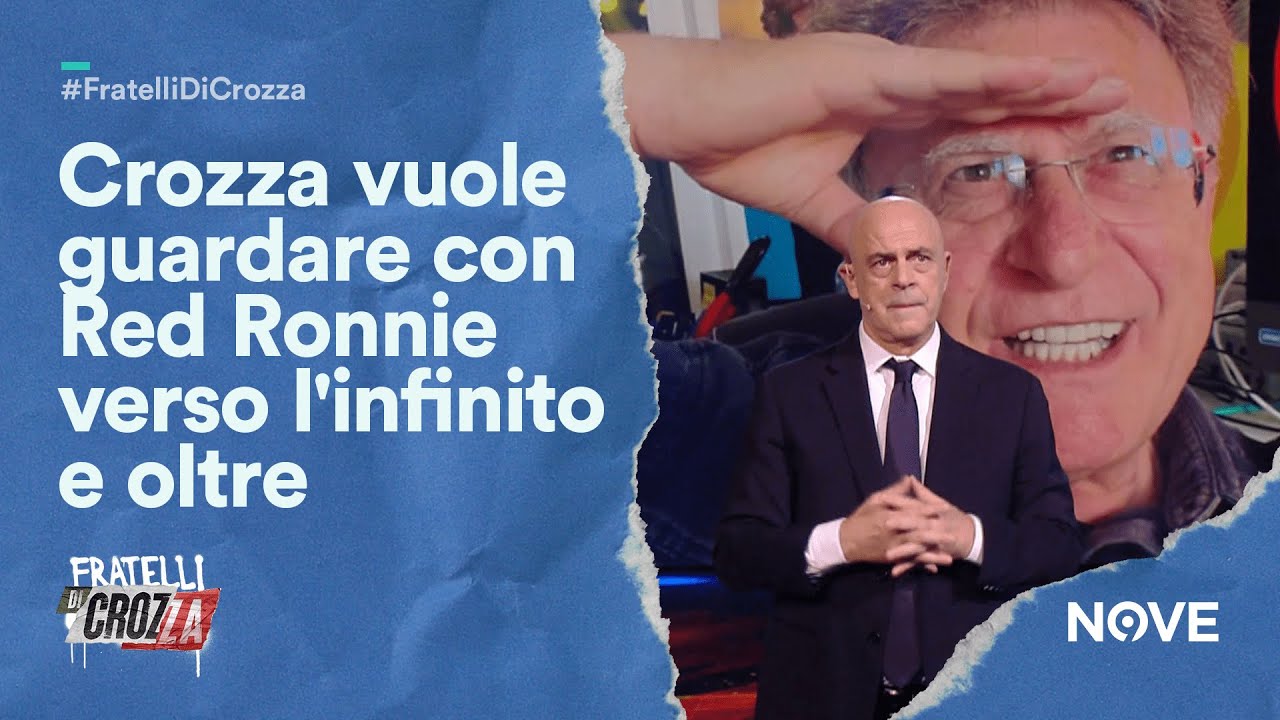 Crozza vuole andare verso l'infinito e oltre con Red Ronnie | Fratelli ...