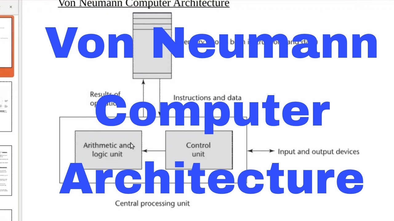 Von Neumann Architecture In Computer Organization Von Neumann Model In Computer Architecture