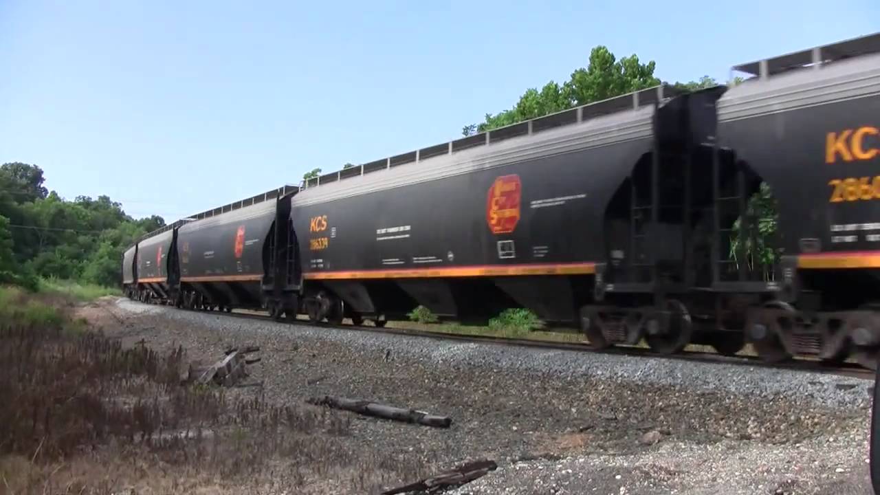 KCS 4035 Grain Train - YouTube