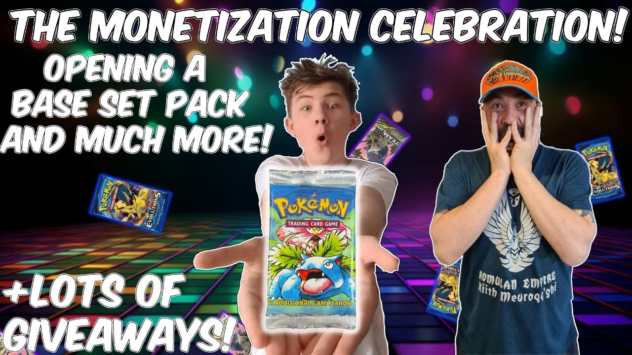 LIVE! THE CELEBRATION STREAM: OPENING A POKEMON BASE SET PACK & PACKS ...
