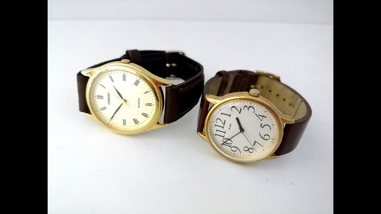 SEIKO ALBA V501-0BV0 / CURRENT Y121-AM40 - YouTube