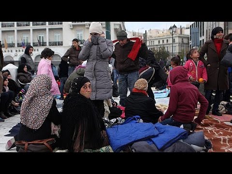 Yunanistan'da Suriyeli mülteciler açlık grevine başladı