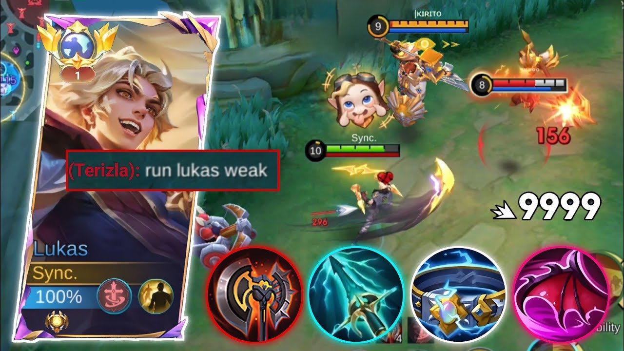 BEST LUKAS BUILD EVER TO COUNTER THESE META HEROES!! (they celebrate ...