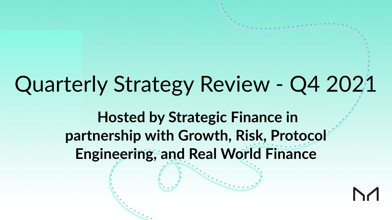 Quarterly Strategy Review - Q4 2021 - YouTube