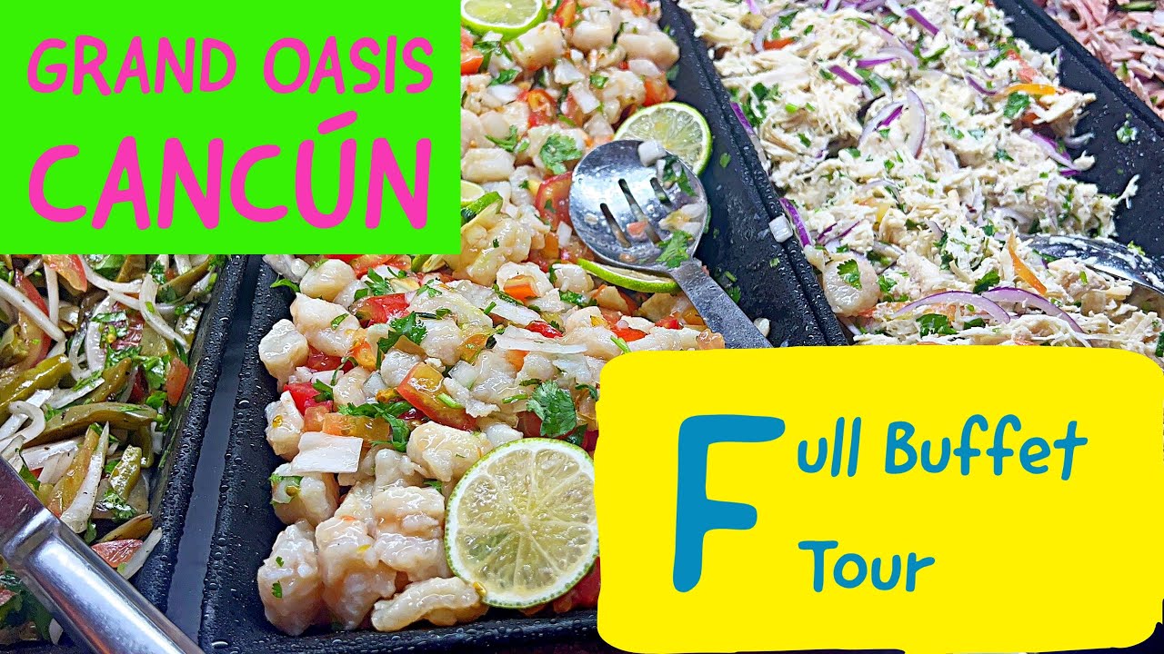 4K Grand Oasis Cancún Dinner Buffet Oriental Theme . Cancún Zona ...