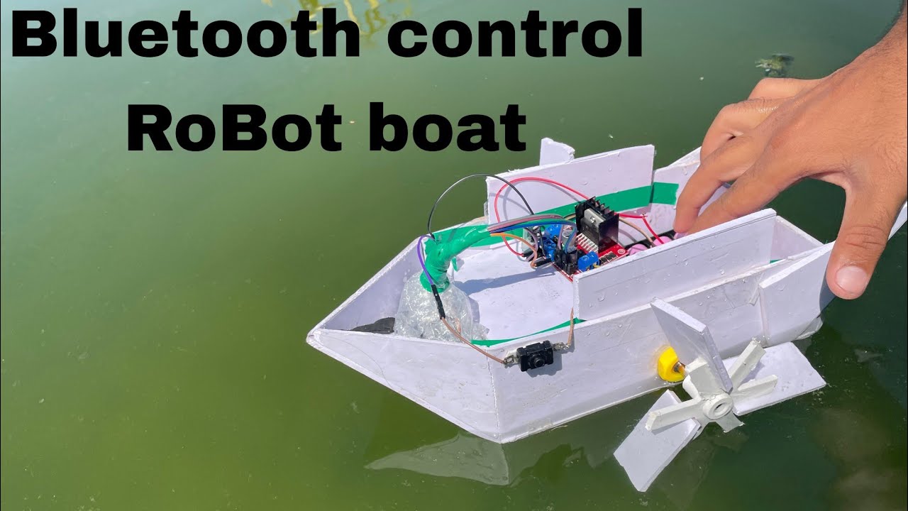 wow! Amazing DIY Bluetooth Robot Boat Control with Your Smartphone ...