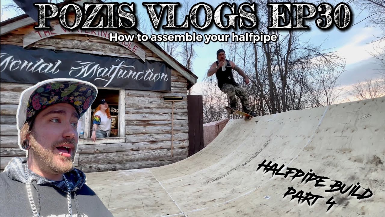 EP30 How to assemble your halfpipe - Halfpipe build (part 4) - YouTube