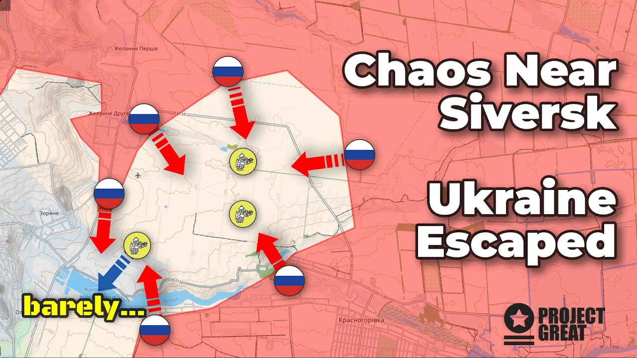 Chaos At Siversk. Ukraine Barely Escaped From Encirclement. Front ...