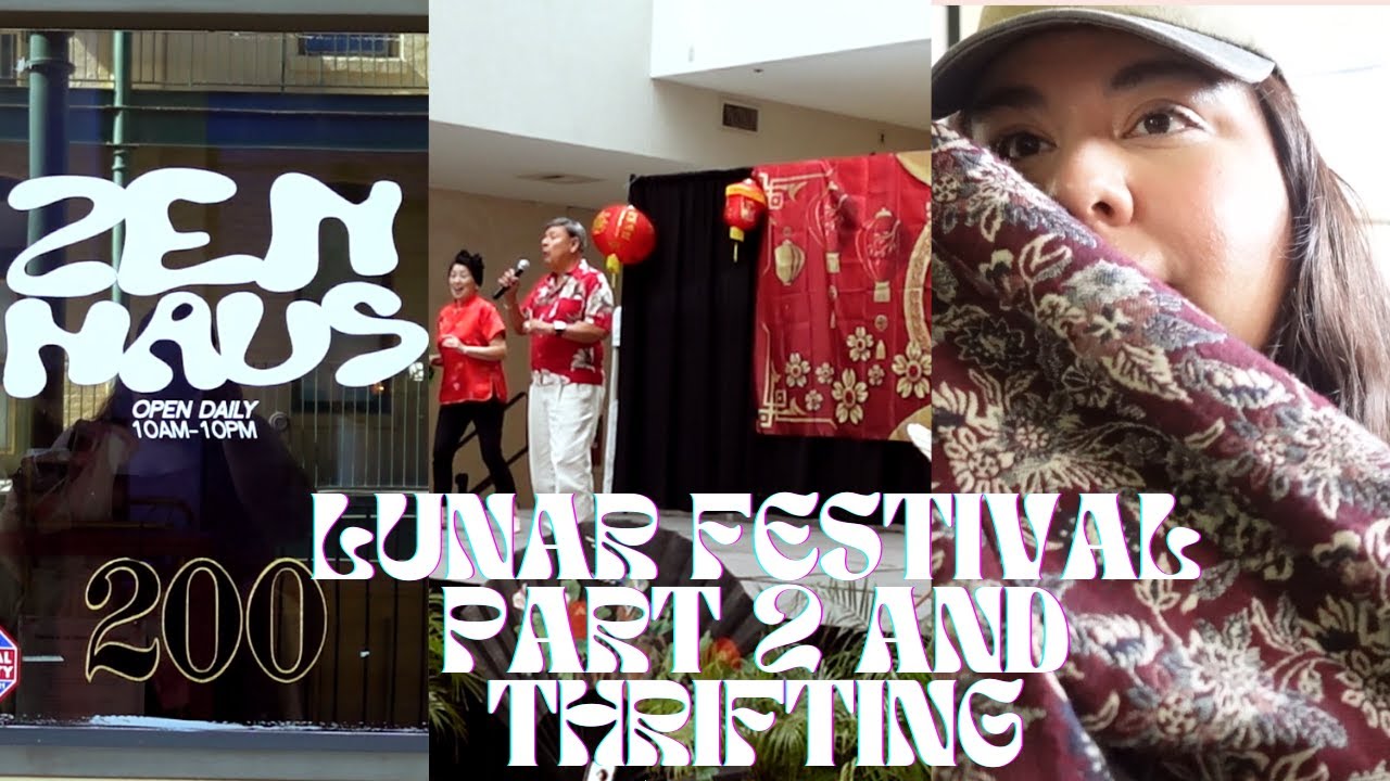 San Antonio Lunar New Year Festival and Thrifting | Day In My Life - YouTube