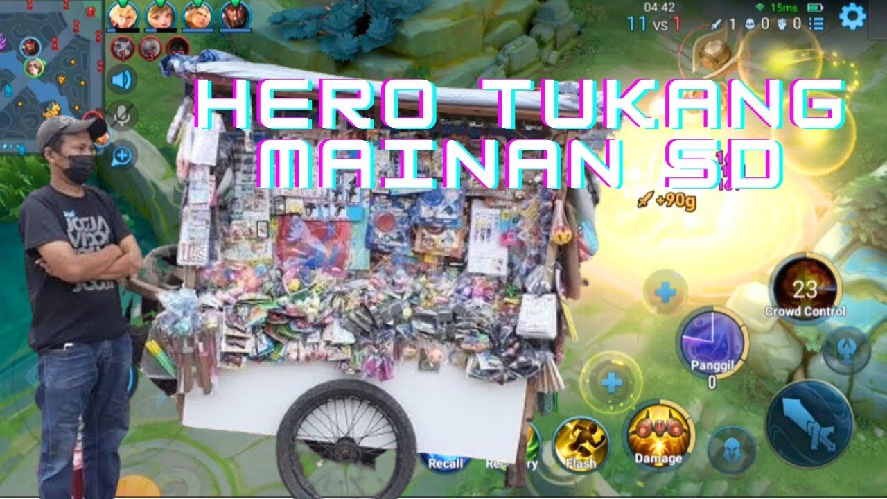 Honor of Kings,Hero tukang mainan SD,semua mainan dikeluarin semua ...