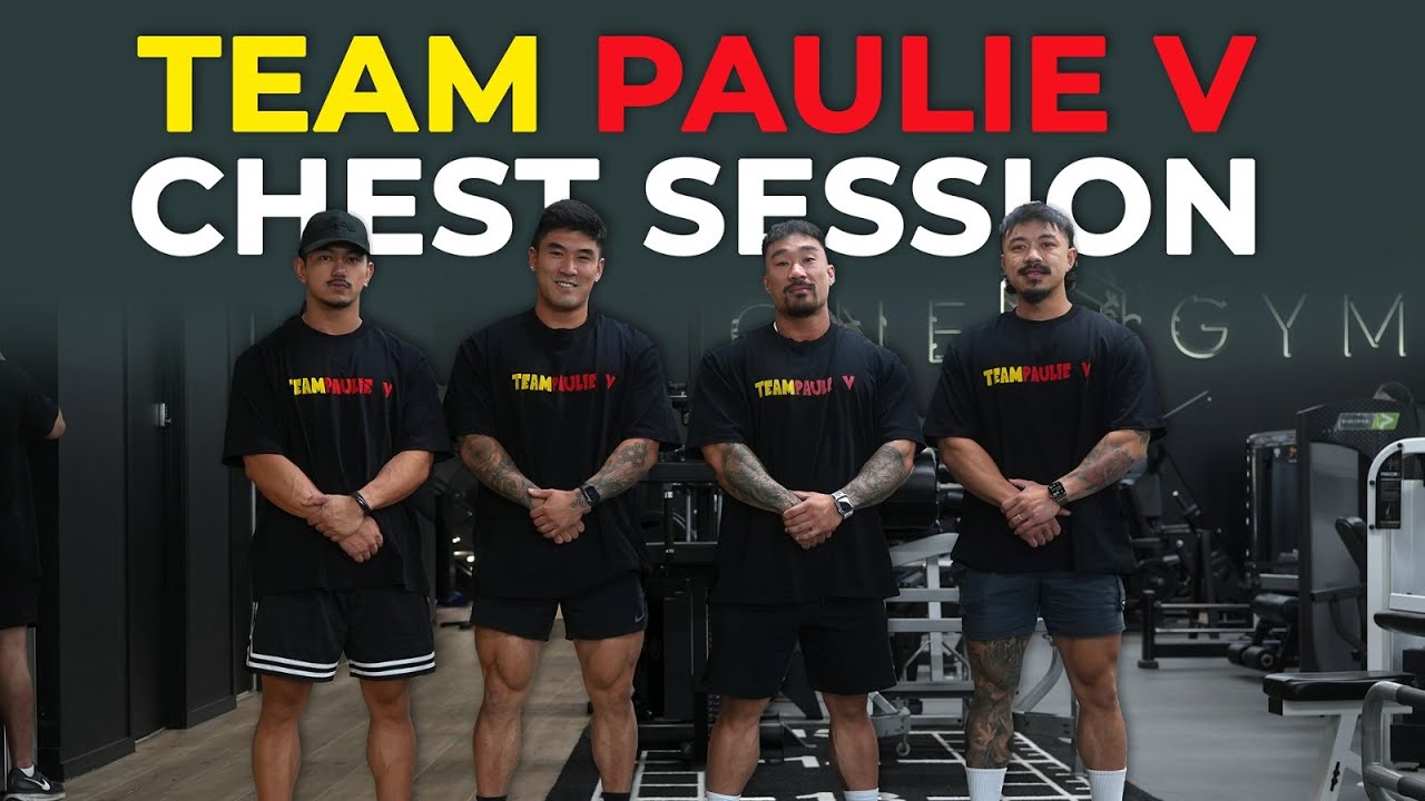 Team Paulie V Group Chest Session - YouTube