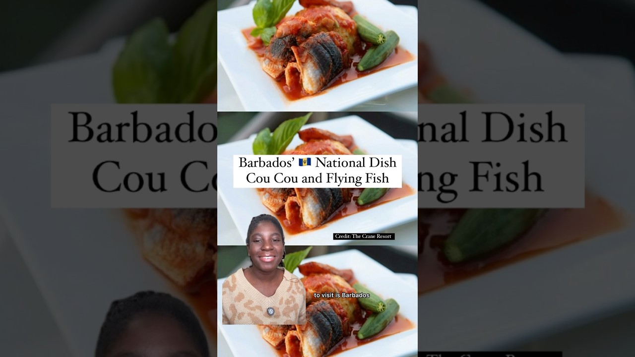 Barbados National Dish Recipe Cou Cou And Flying Fish Is The National