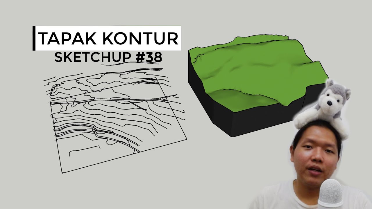 Cara membuat kontur tanah sketchup (Topo Shapper) - YouTube