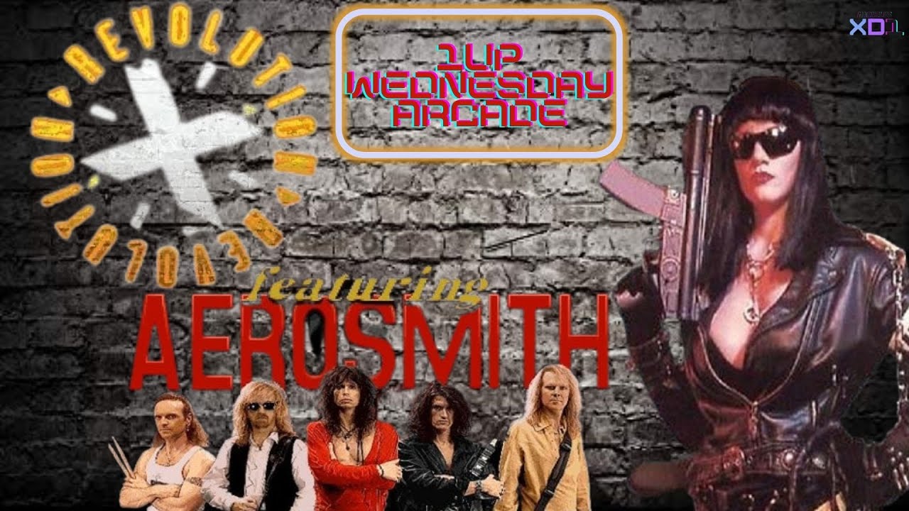 1UP Wednesday Arcade: Revolution X Ft Aerosmith Gameplay | Midway Rail ...