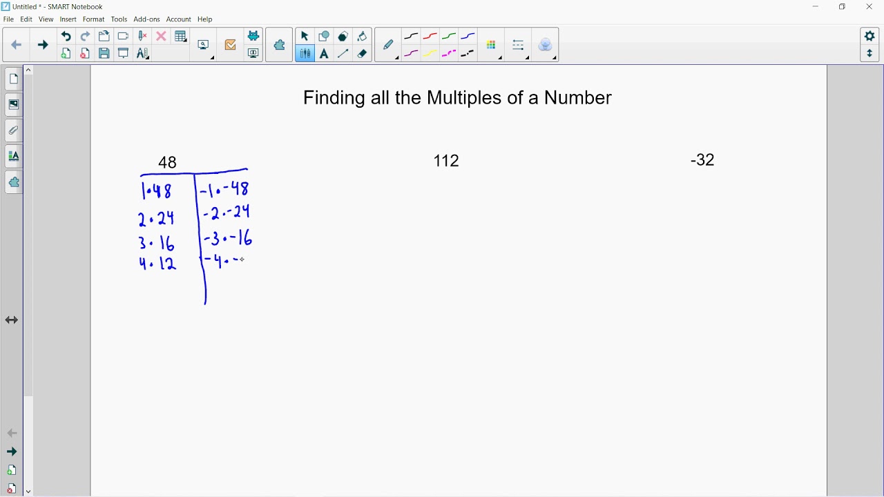Finding Multiples of 48 - YouTube
