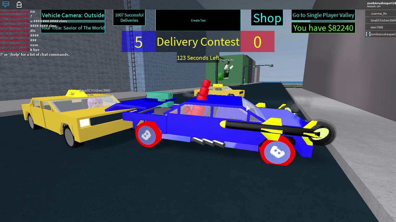 Roblox TSE 28- better future taxi and shopping cart - YouTube