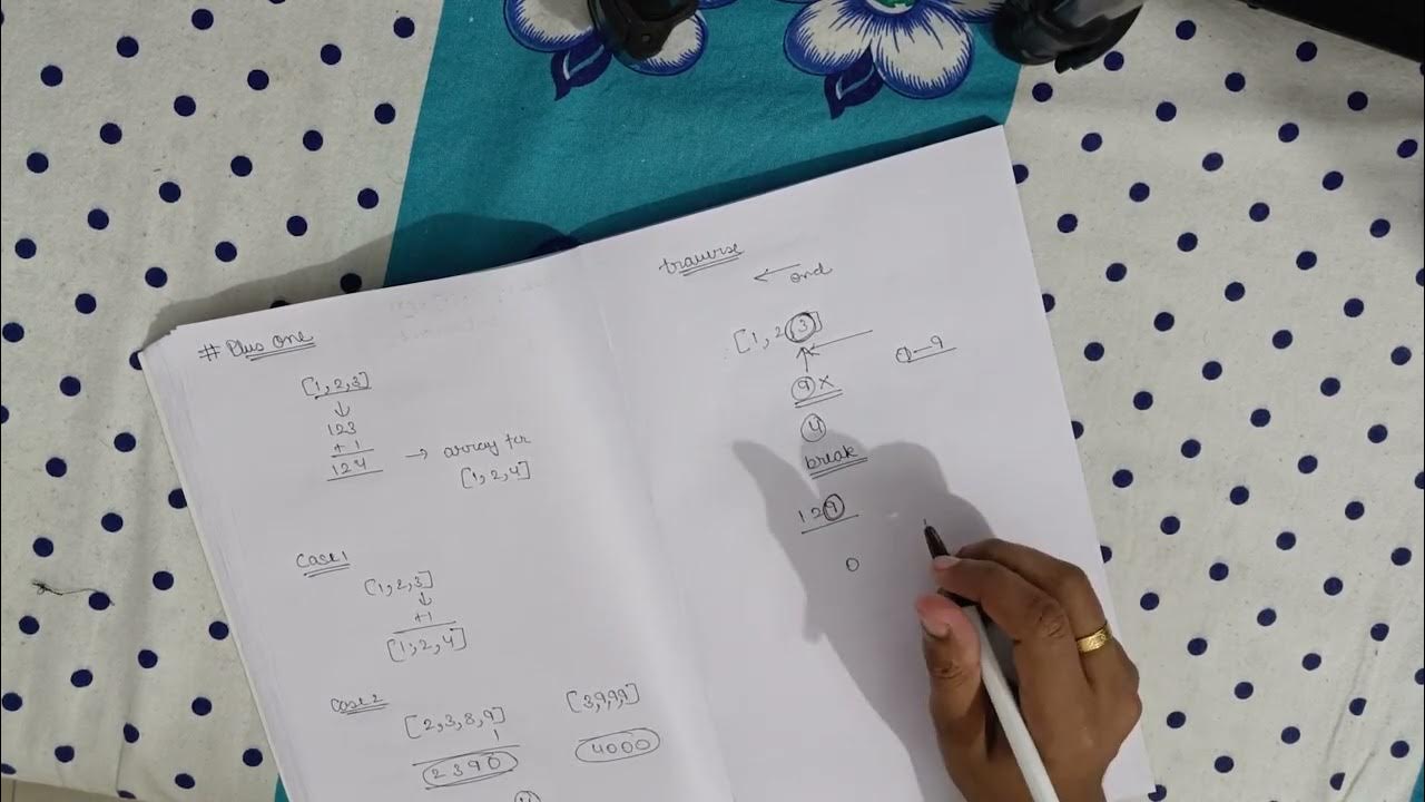 66 Plus One | Leetcode problem | Day 2 | Everyday 2 problems challenge ...