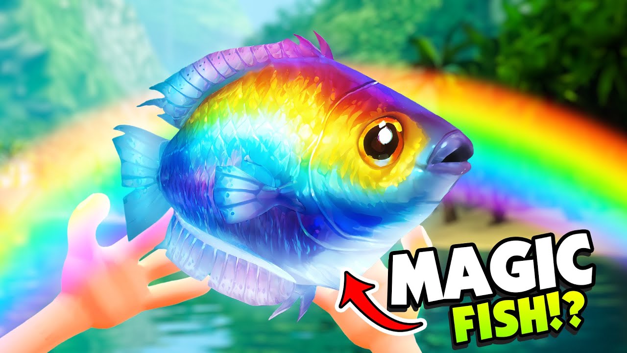 Catching the Secret RAINBOW Fish In VR! (VR Fishing) - YouTube