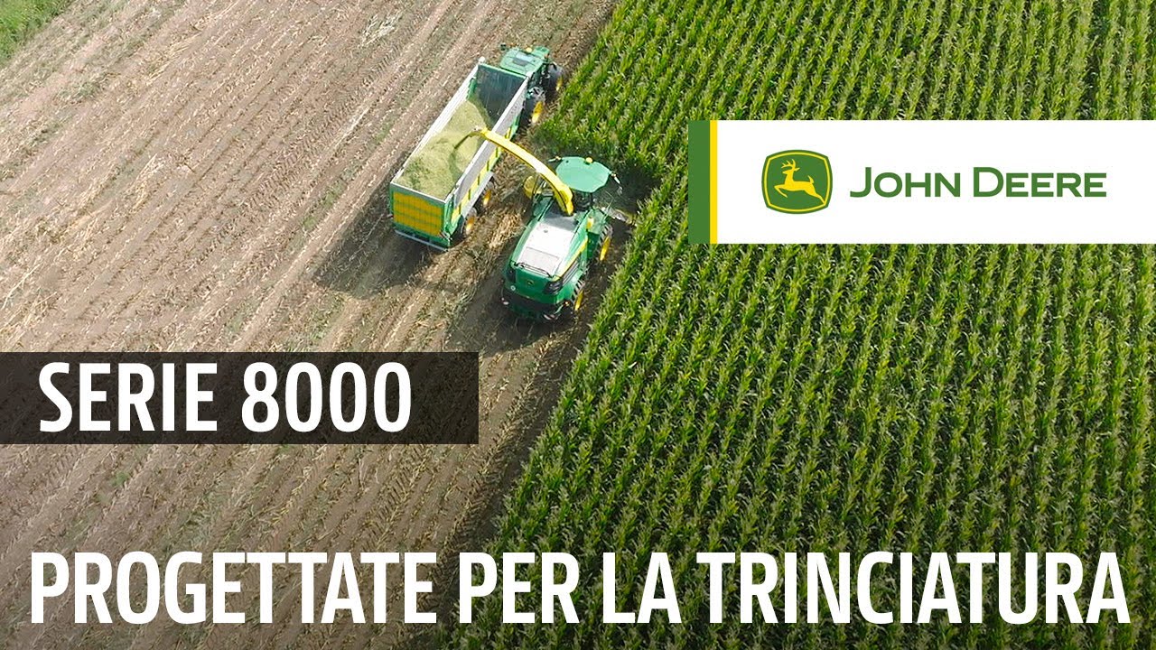 PROGETTATE PER LA TRINCIATURA: trince semoventi Serie 8000 John Deere ...