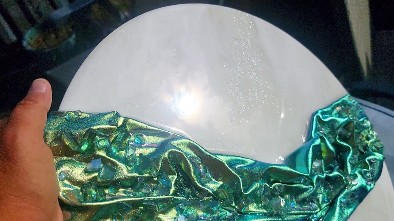 Green With Envy 💚 Full Of Bling! Texture Art Is A Hot New Thing!🔥 - YouTube