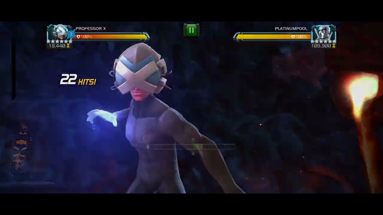 professor x solos 7.2.5 boss dead pool mcoc - YouTube
