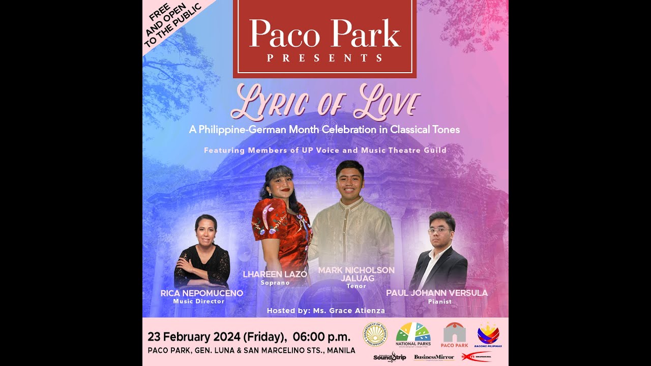 Paco Park Presents: Lyric of Love - YouTube