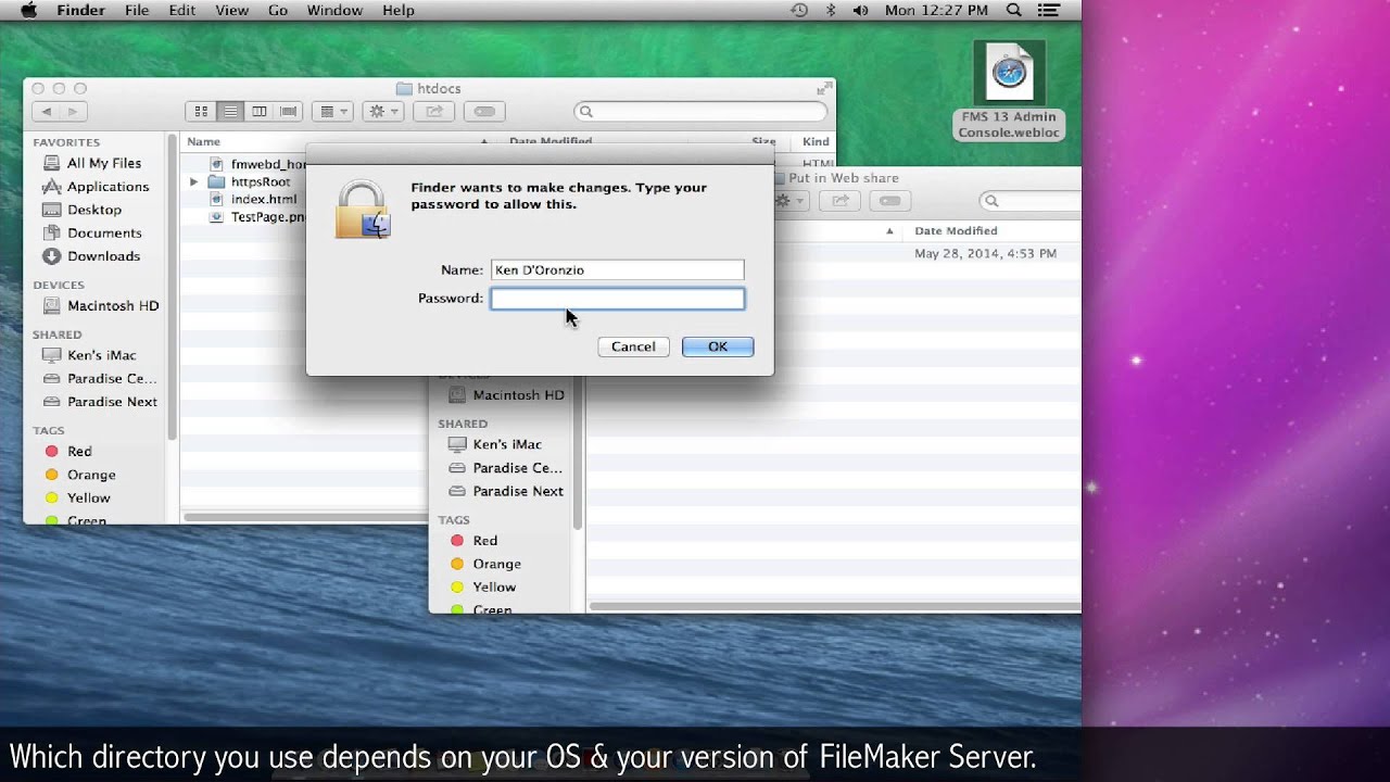 Installing soSIMPLE Calendar on FileMaker Server 13 - YouTube