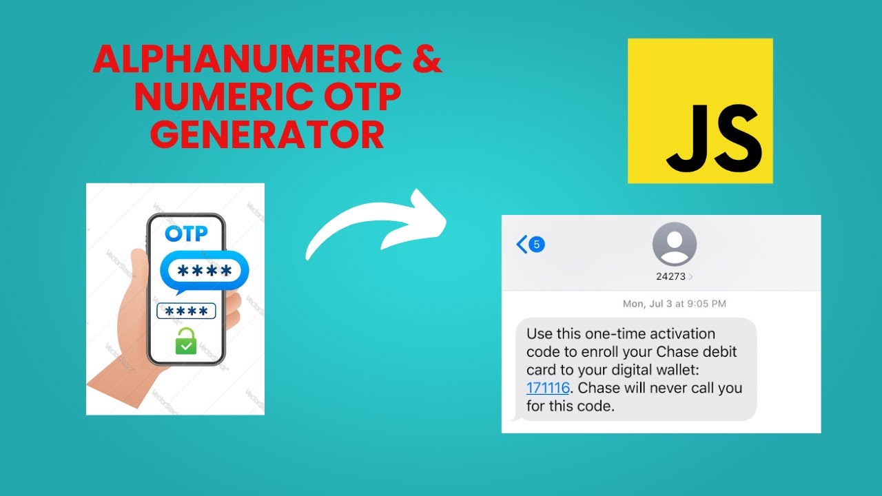 How to Create an OTP Generator in JavaScript | Alphanumeric & Numeric OTP Generator Tutorial ...