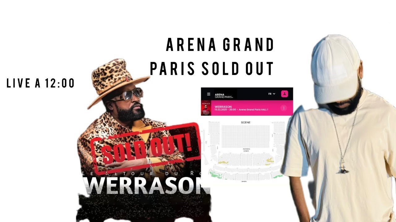 Werrason Sold Out Arena Grand Paris direct A 12:00 De Bruno original ...