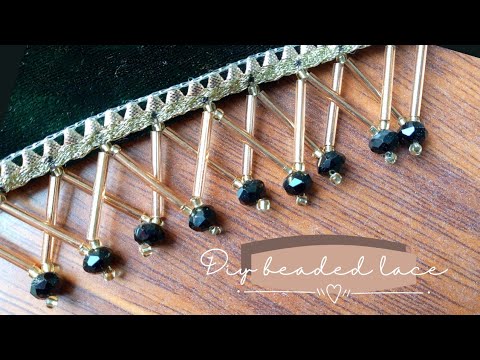 How to make lace at home | Needle lace design | diy lace design - YouTube