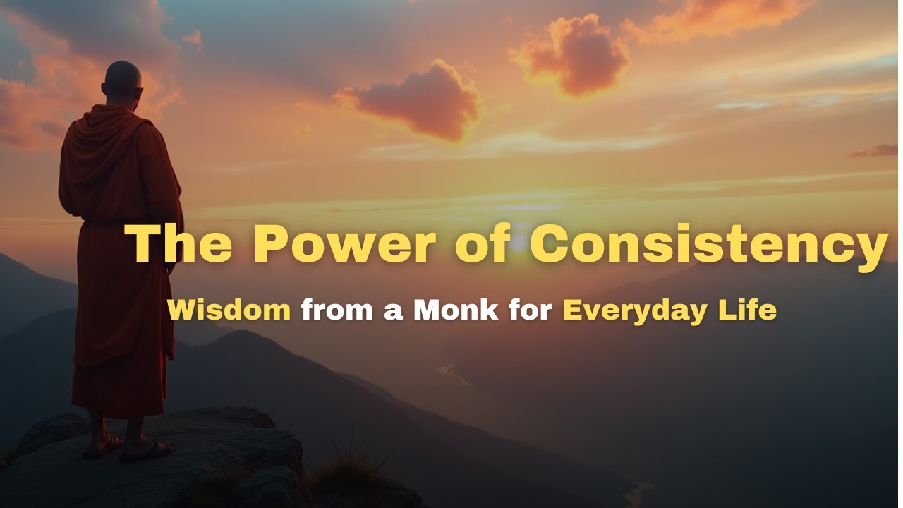 The Power of Consistency Wisdom from a Monk for Everyday Life - YouTube