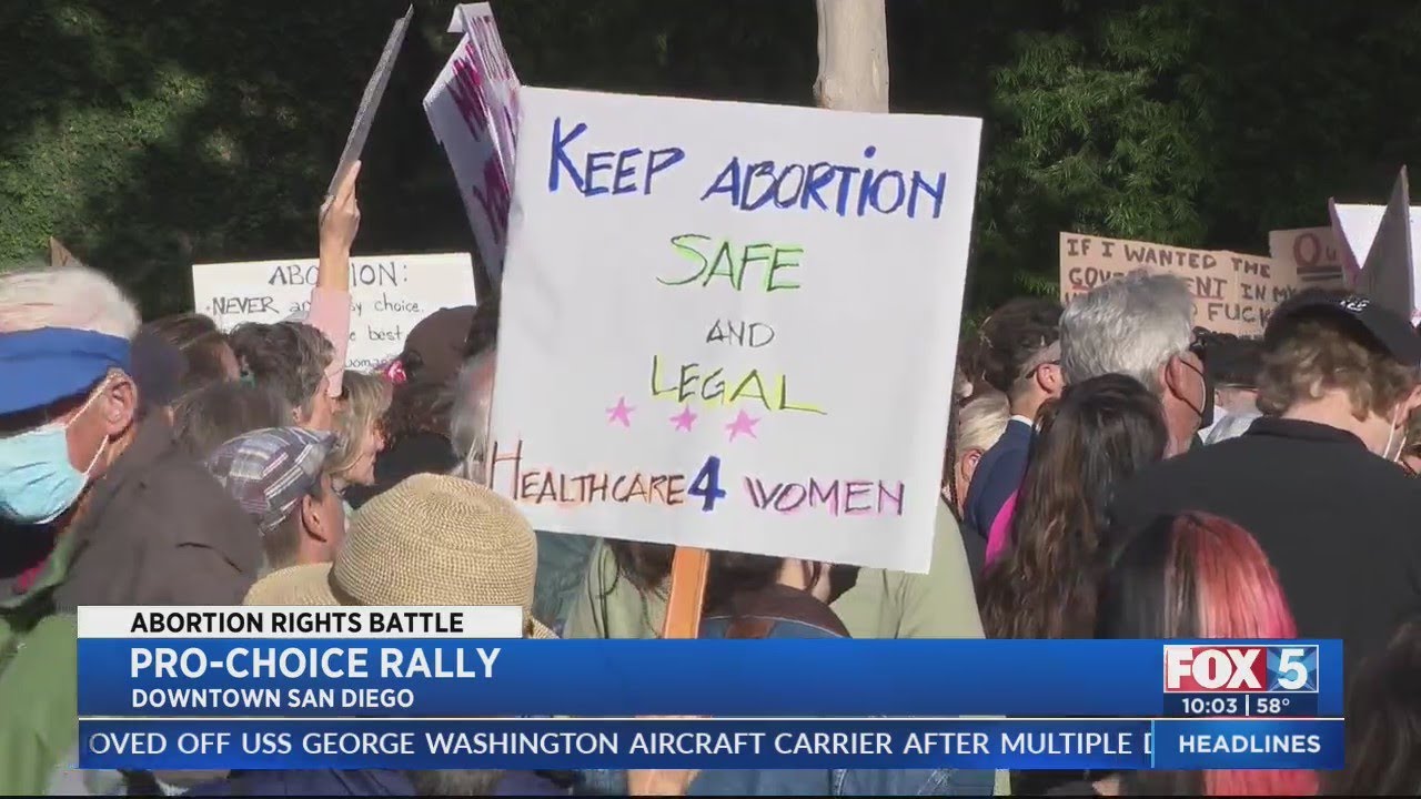 San Diego Pro-Choice Rally - YouTube