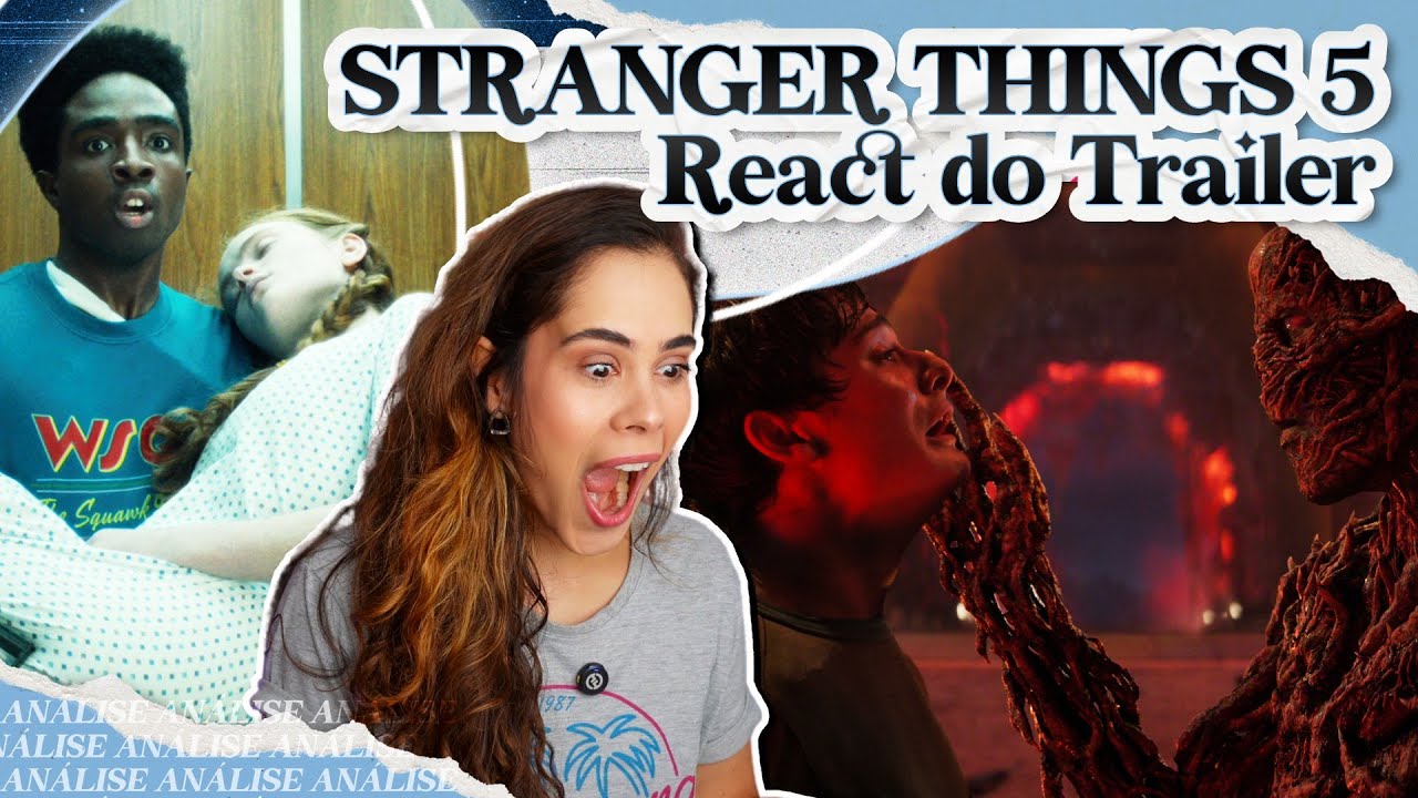 REACT DO TRAILER DA 5ª TEMPORADA DE STRANGER THINGS - YouTube
